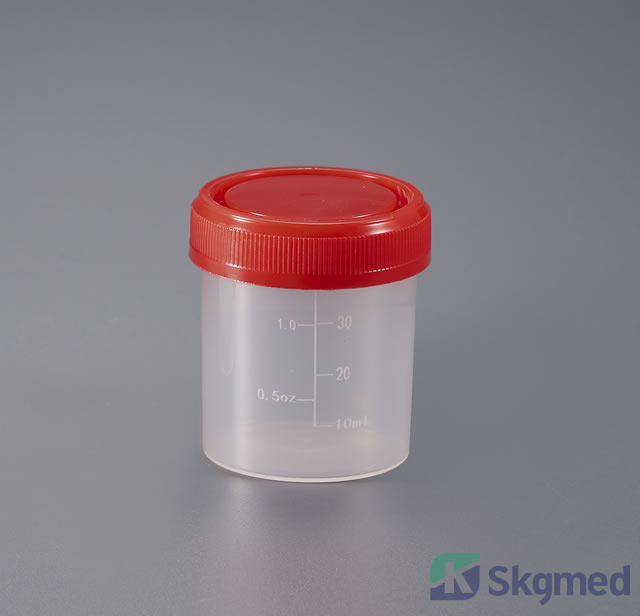 Urine/Sputum Container 40ml Red cap - Buy Sputum Container, Container ...