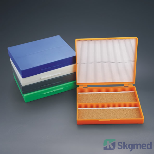 Storage Boxes for Microscope Slide 100 Place (Snap Closures) - Buy ...